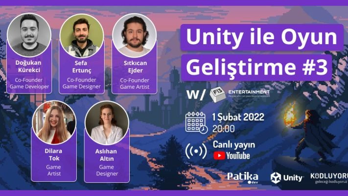Unity ile Oyun Geliştirme | Kommunity Unity ile Oyun Geliştirme | Kommunity