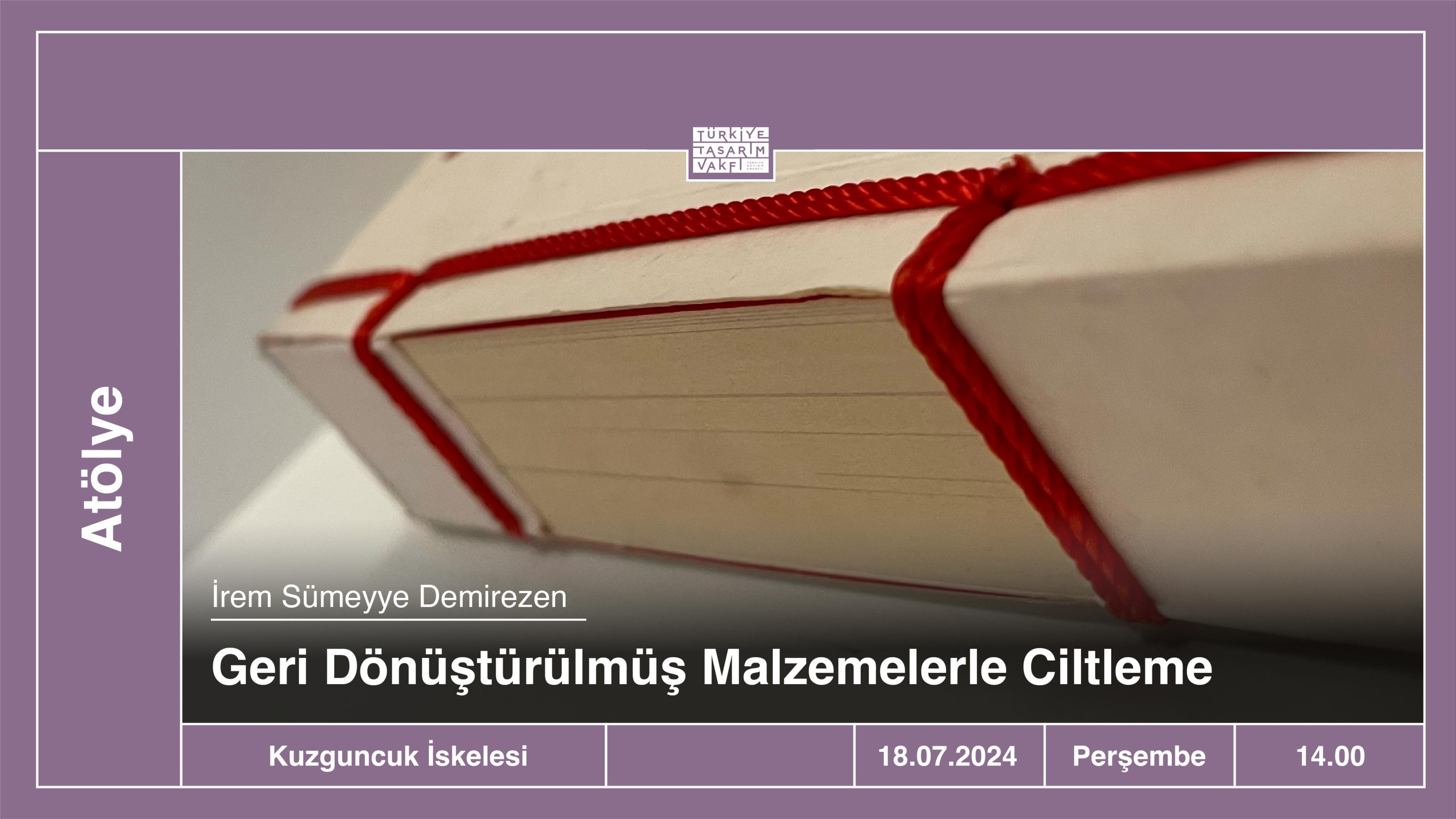 Atölye | Geri Dönüştürülmüş Malzemelerle Ciltleme • İrem Sümeyye ...
